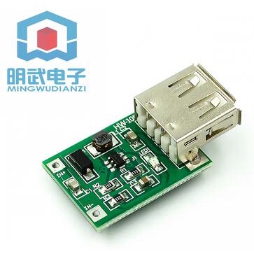 โมดูลพาวเวอร์ซัพพลายแปลงแรงดันไฟฟ้า 0.9V-5V เป็น 5V DC-DC USB 600mA PFM ...