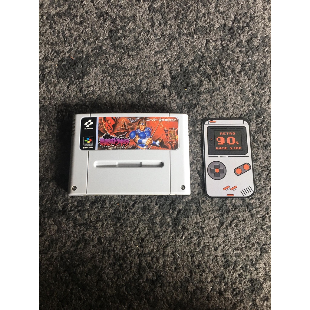 Konami Cartridge Super Famicom Akumajou Dracula (Super Castlevania 4 ...