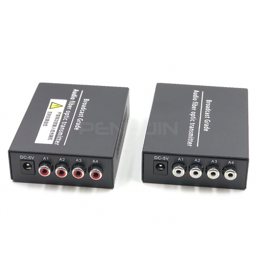 4 CH | AUDIO TO FIBER CONVERTER | Shopee Thailand