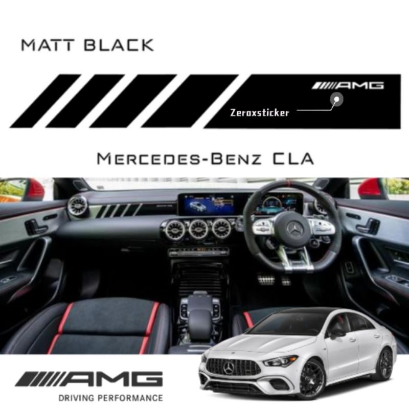 Mercedes-benz CLA-CLASS C118 CLA180 CLA200 CLA250 สติ๊กเกอร์แดชบอร์ด ...