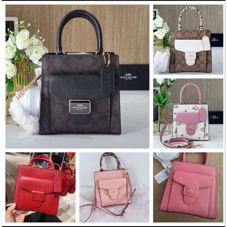 💚แท้💯 พร้อมส่ง💚กระเป๋าสะพายข้าง COACH MINI PEPPER CROSSBODY c7227 C7228 ...