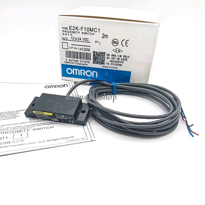 E2K-F10MC1คาปาซิทีปเซ็นเซอร์ (Capacitive Sensor) 3สาย NPN NO ระยะการจับ 10มิล ปรับได้ | Shopee ...