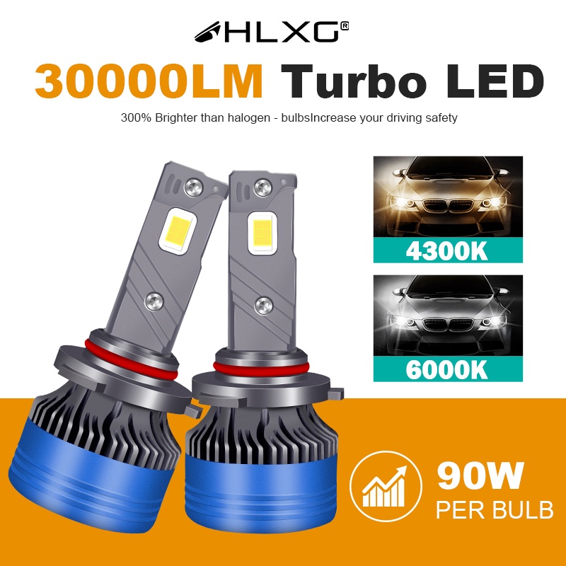 30000LM H7 H1 H4 Led Turbo Canbus Headlight H1 H8 H11 Hb3 Hb4 9012 Hir2 Led Bulbs Motorcycle ...