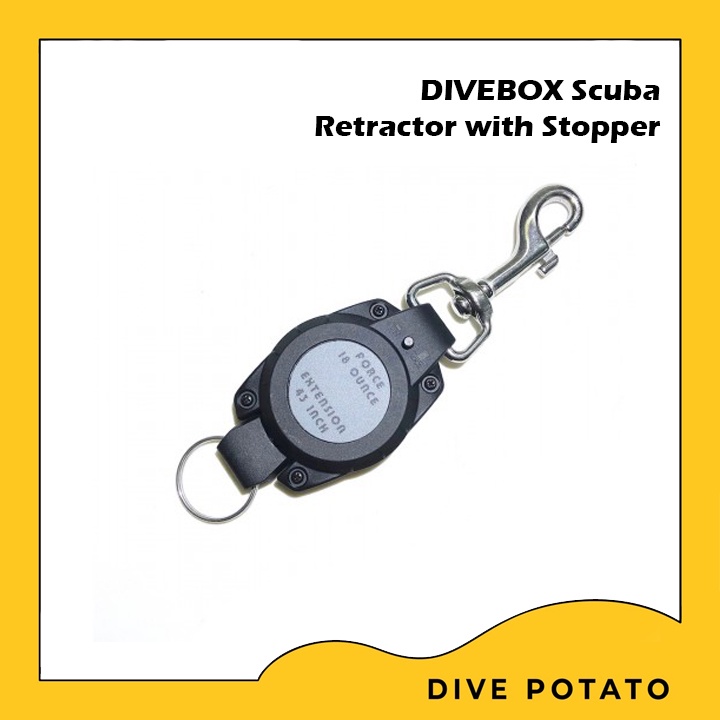 Scuba Retractor with Stopper for scuba diving | Shopee Thailand