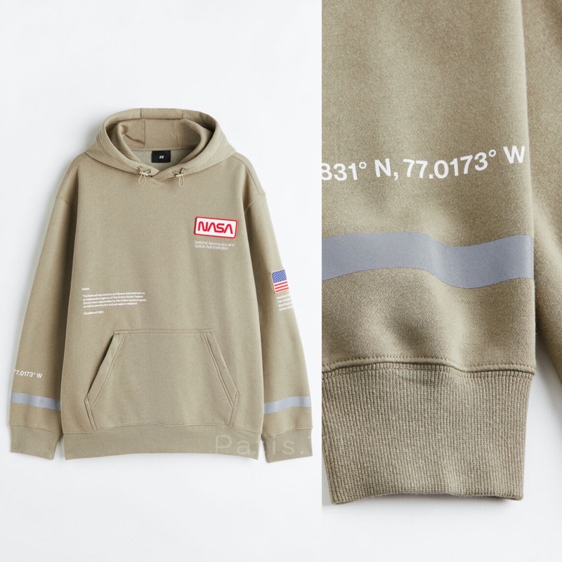 เสื้อ Hoodie nasa (H&M💯) | HDM | Shopee Thailand