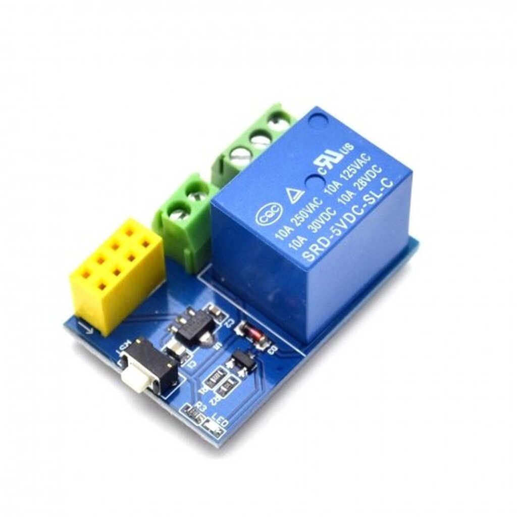 ESP8266 ESP-01/ESP-01S 5V Terminal Relay WiFi Smart Control Module ...