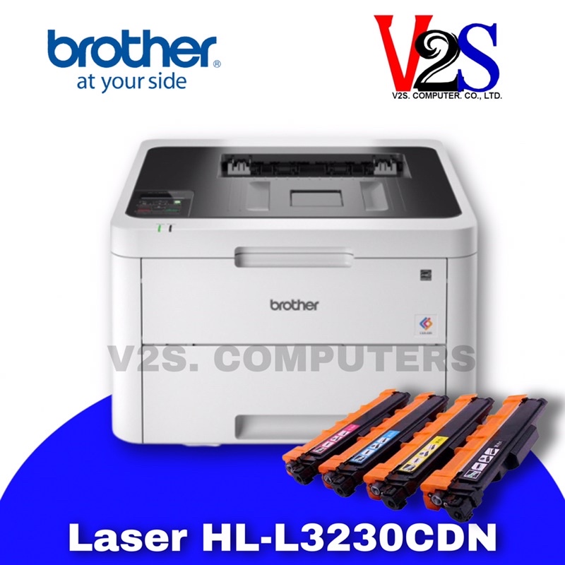 PRINTER (เครื่องพิมพ์) BROTHER LASER COLOR HL-L3230CDN | Shopee Thailand