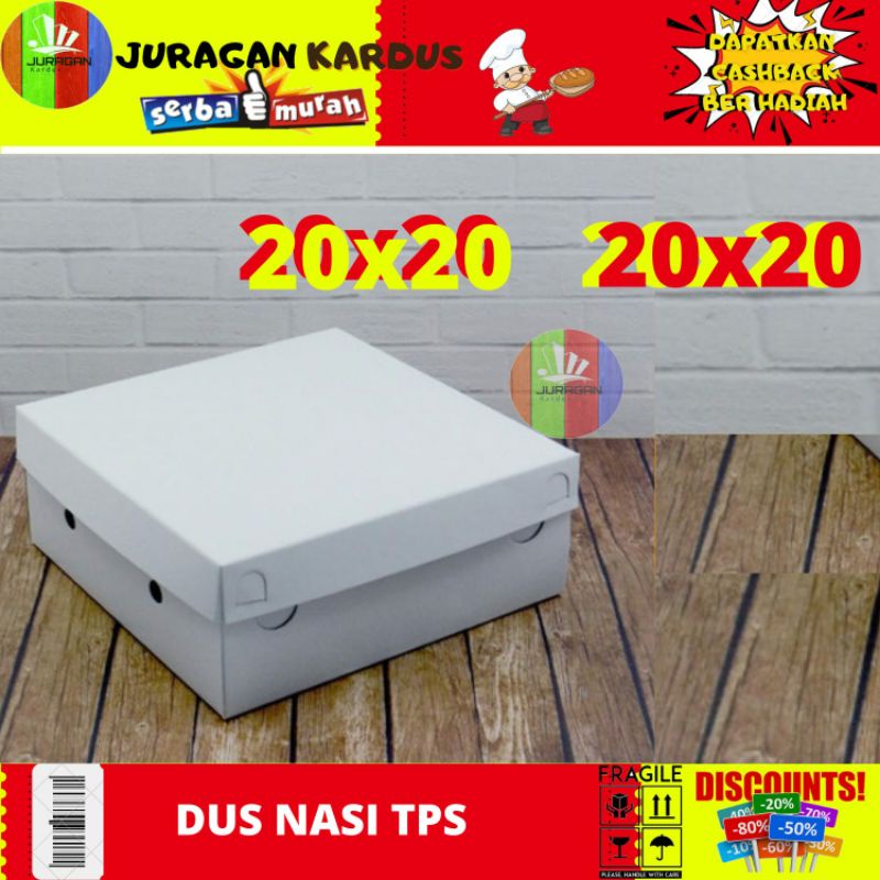 กล่องข้าวสาร (10 ชิ้น) DUS CATHRING DUS 20x20 DUS สีขาว | Shopee Thailand