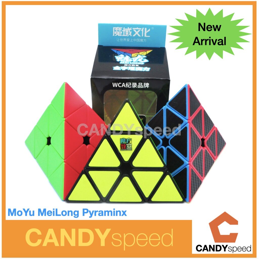[E-TAX] รูบิค MoYu MeiLong Pyraminx Stickerless | By CANDYspeed ...