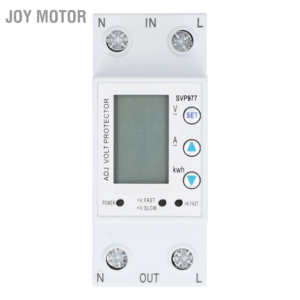 JOY Motor Monitoring Protector Adjustable Voltage Current Power Digital ...