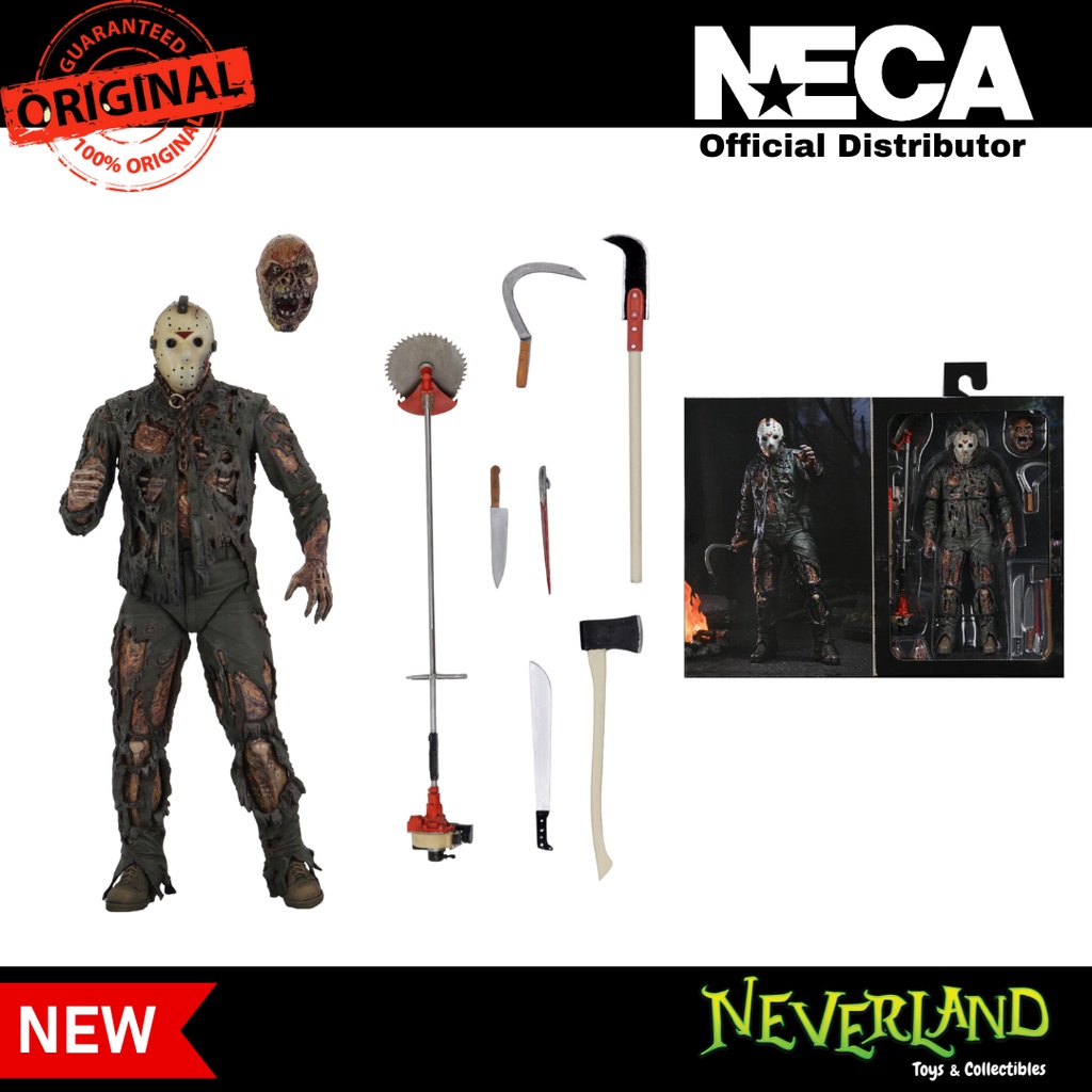 (NECA) Friday the 13th Jason New Blood Part 7 Ultimate Figure***Damaged ...