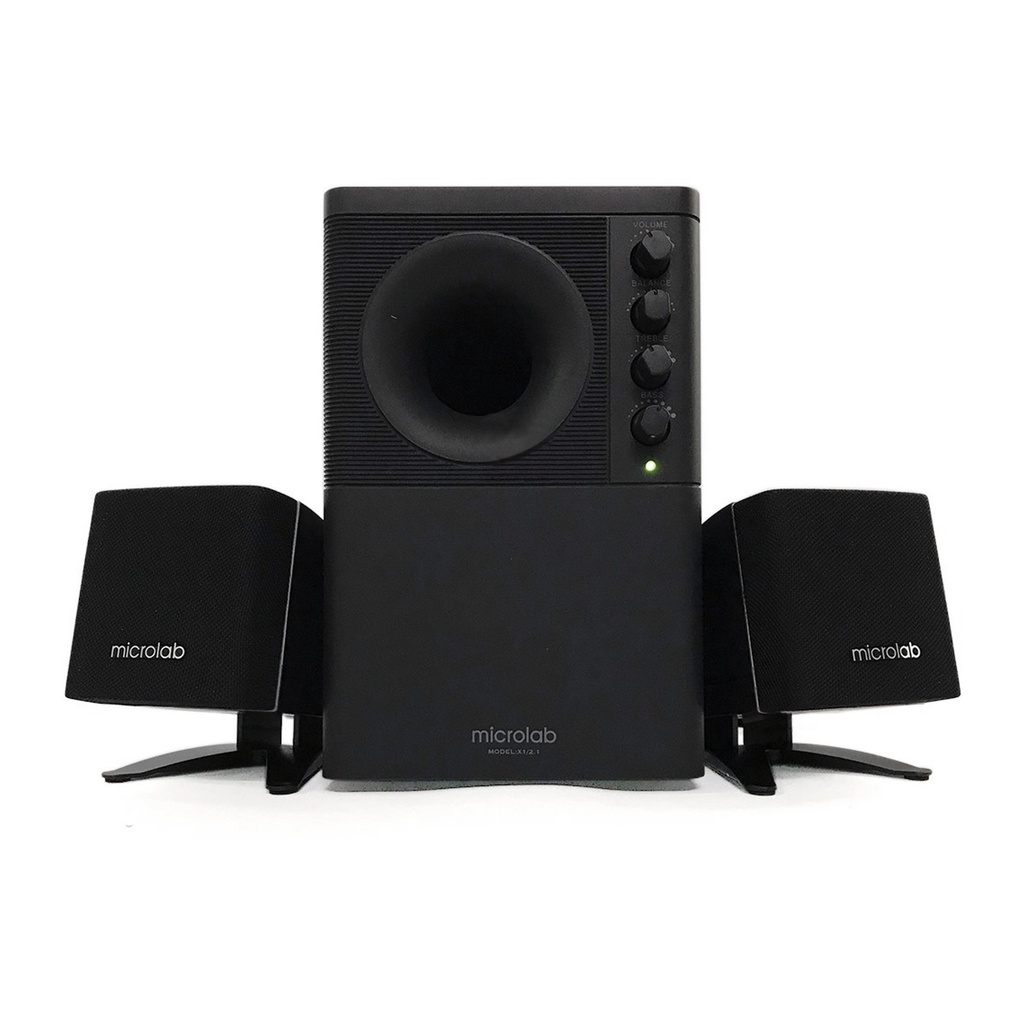 Microlab X1 Speaker ระบบเสียง 2.1 CH (Subwoofer + Satellite) | Shopee ...