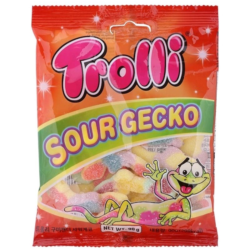 Trolli Sour Gecko Gummy 90g. ทรอลลี่ซาวเก็กโคกัมมี่ 90กรัม | Shopee ...