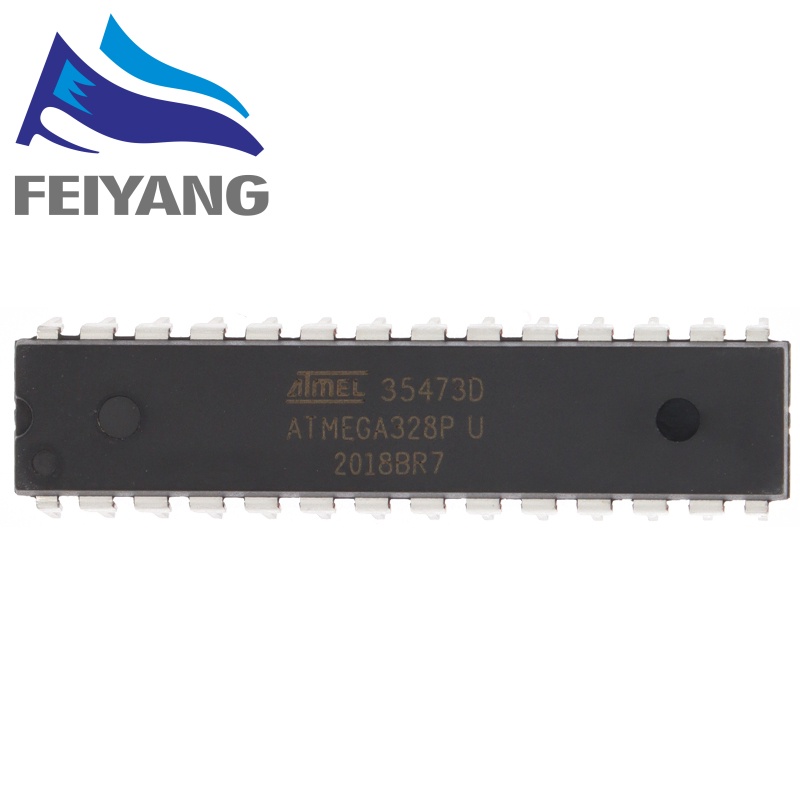 แฟลชไมโครควบคุม Atmega328P-Pu Atmega328-Pu Chip Atmega328 Mcu Avr 32K 20Mhz Flash Dip-28 1 ชิ้น ...