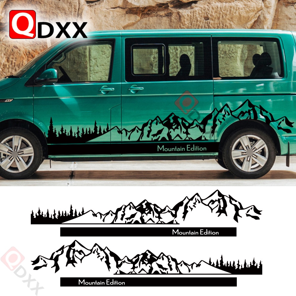 4Pcs Lot สติกเกอร์รถสำหรับ Volkswagen VW Transporter T4 T5 T6 Multivan ...