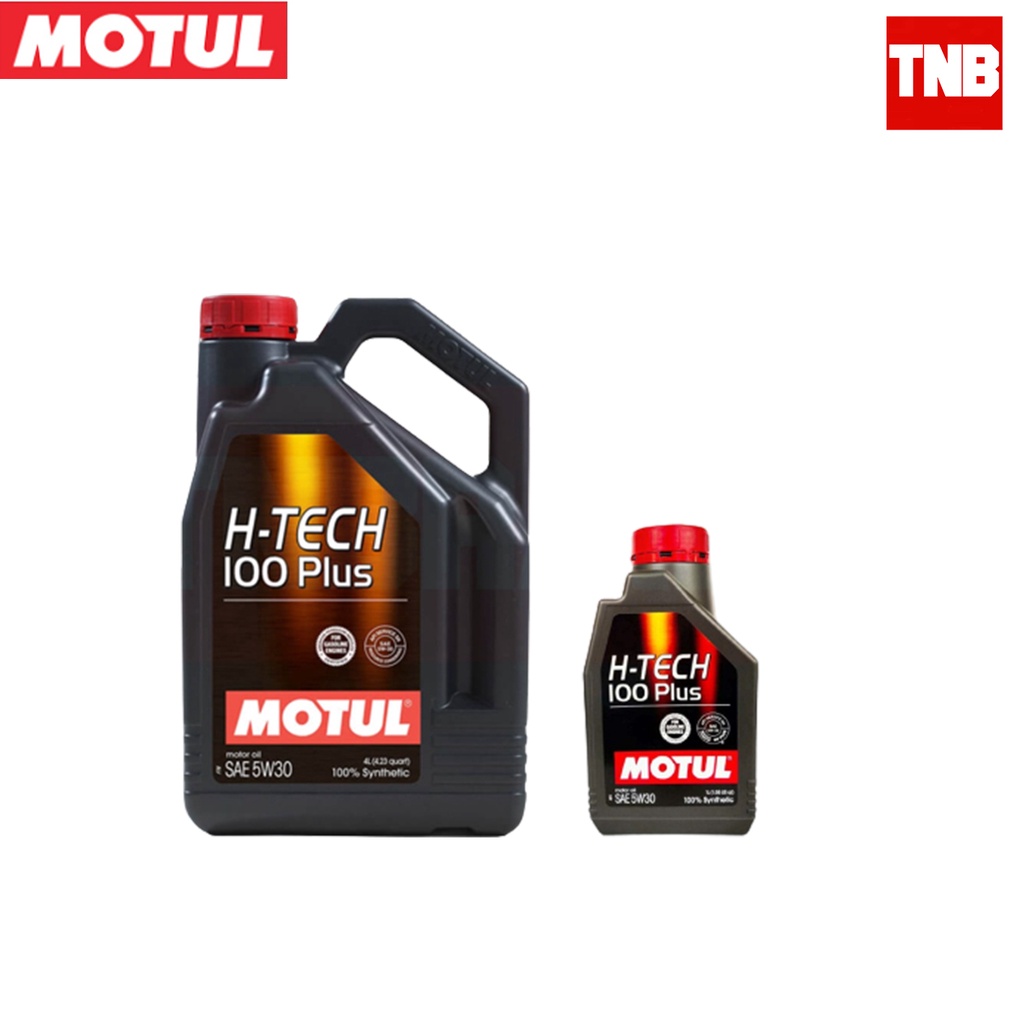 MOTUL H-TECH 100 Plus 5W-30 น้ำมันเครื่องยนต์ เบนซิน สังเคราะห์ แท้ 100 ...