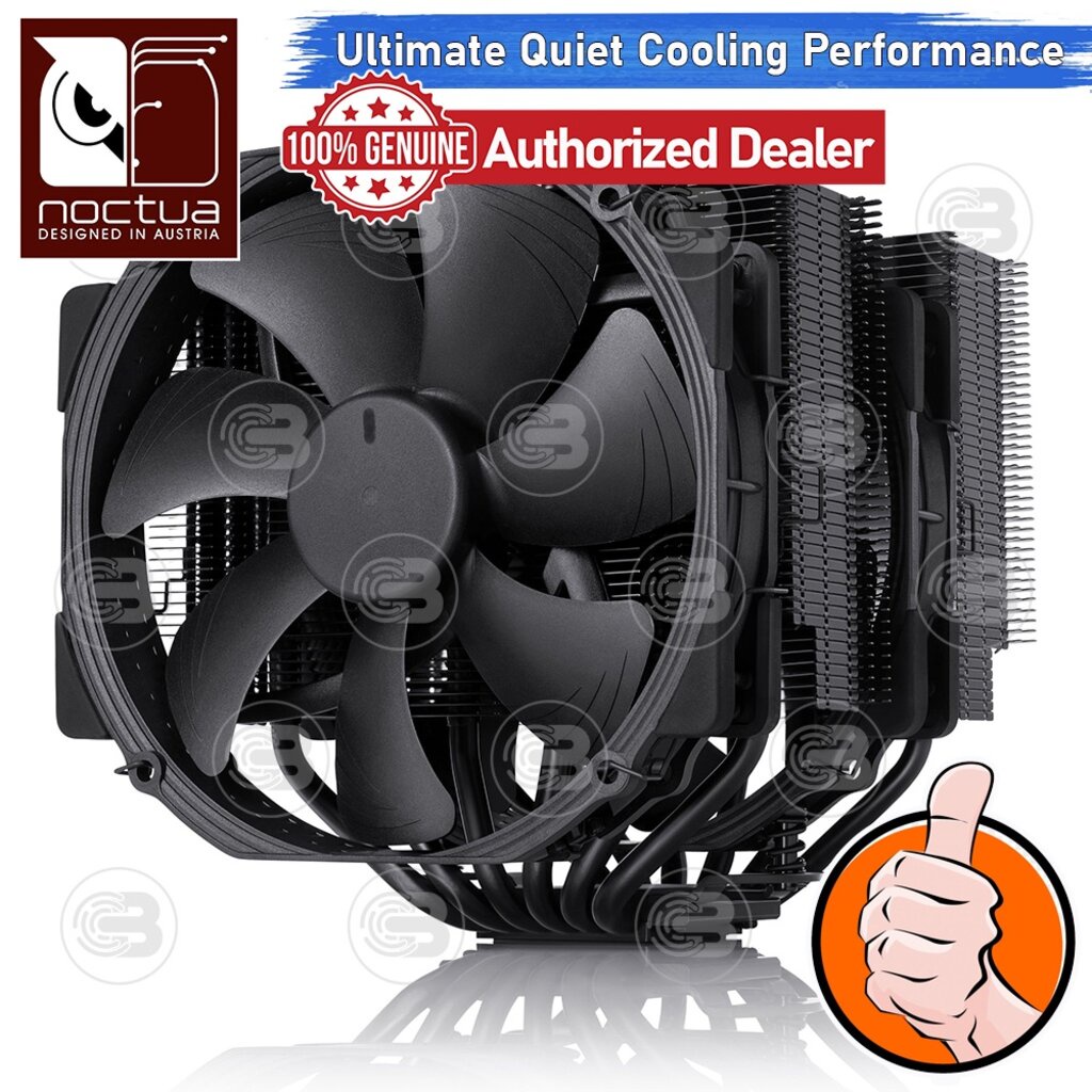 [CoolBlasterThai] Noctua NH-D15 CHROMAX.BLACK Heat Sink CPU Cooler (AM5/LGA1700 Ready) ประกัน 6 ...