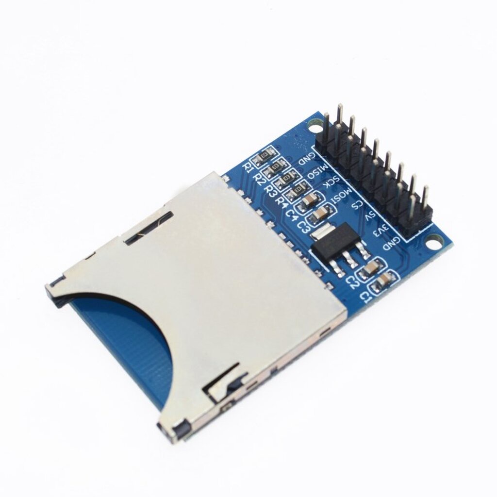 SD Card Module Slot Socket Reader ARM MCU (โมดูลบันทึกข้อมูล) | Shopee ...