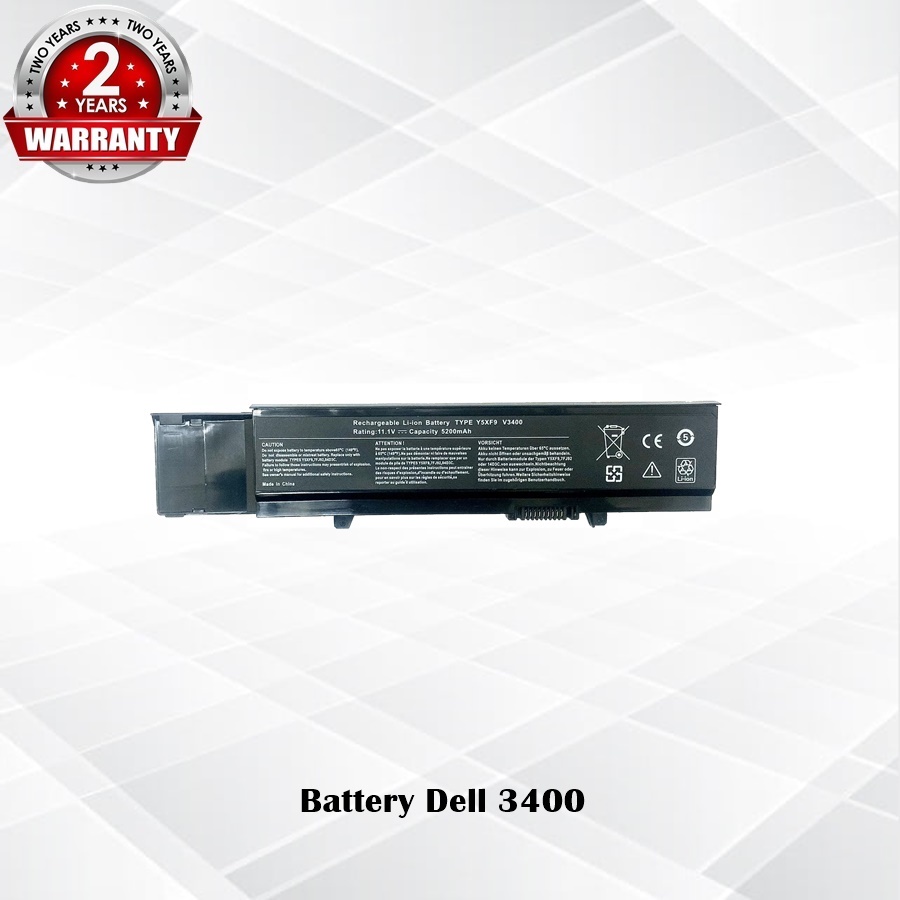 Battery Dell 3400 / แบตเตอรี่โน๊ตบุ๊ค รุ่น 7FJ92 Dell VOSTRO 3400 3500 ...