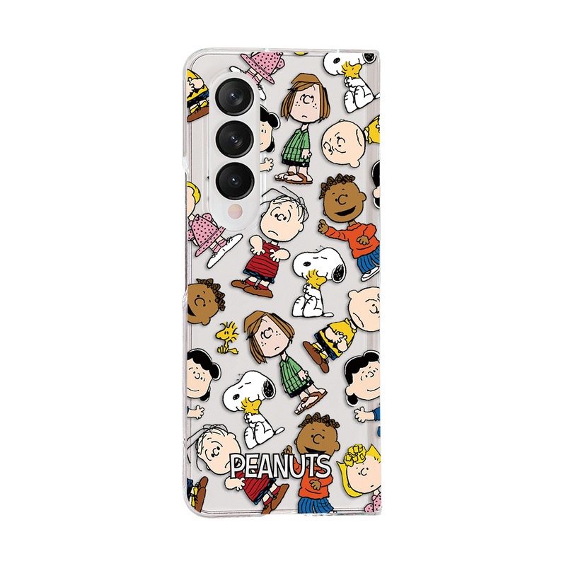 เคสโทรศัพท์มือถือแบบแข็ง ใส ฝาพับ ลายการ์ตูน Snoopy Charlie พร้อมตุ๊กตา ...
