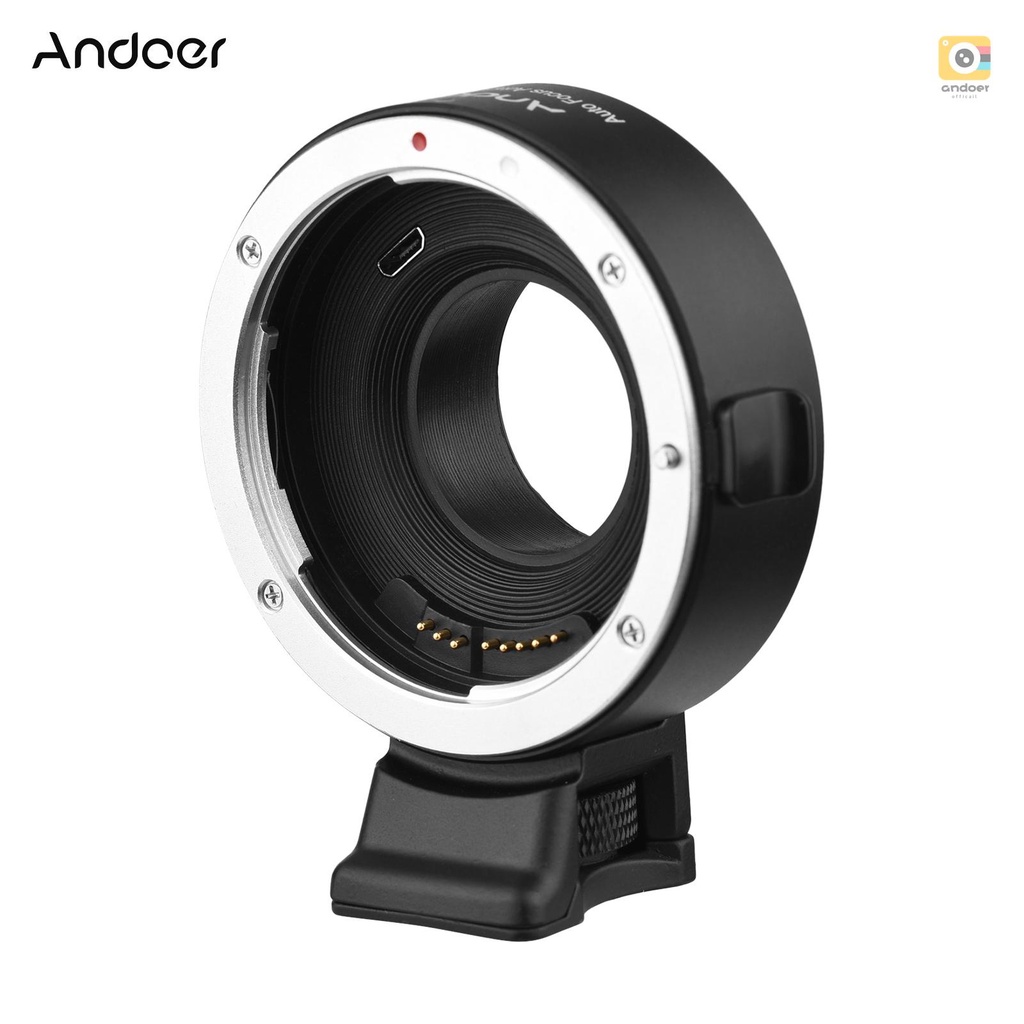 Andoer EF-FX II Lens Mount Adapter Ring Auto Focus Anti-Shake Aluminum ...