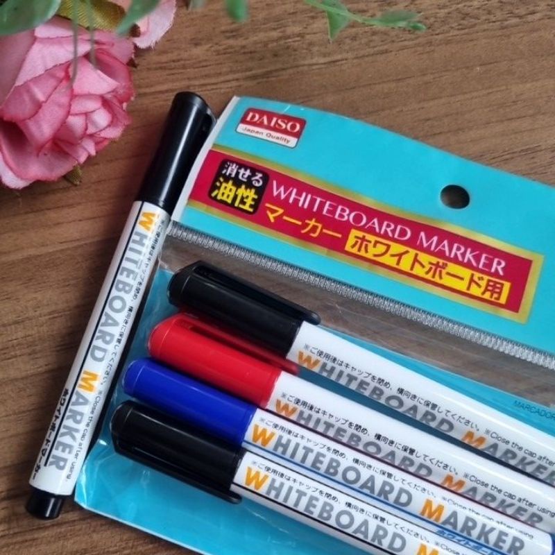 ของใหม่ ปากกา whiteboard Daiso Japan (ราคาต่อด้าม) | Shopee Thailand