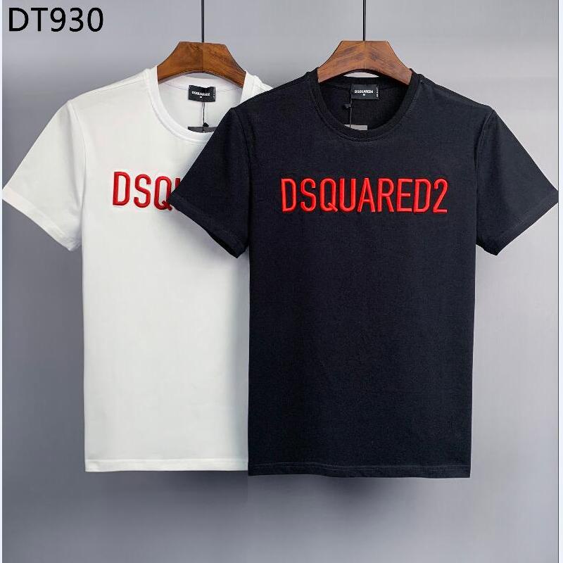 เสื้อยืดสีขาว Camiseta de cuello redondo de algodón con letras ...