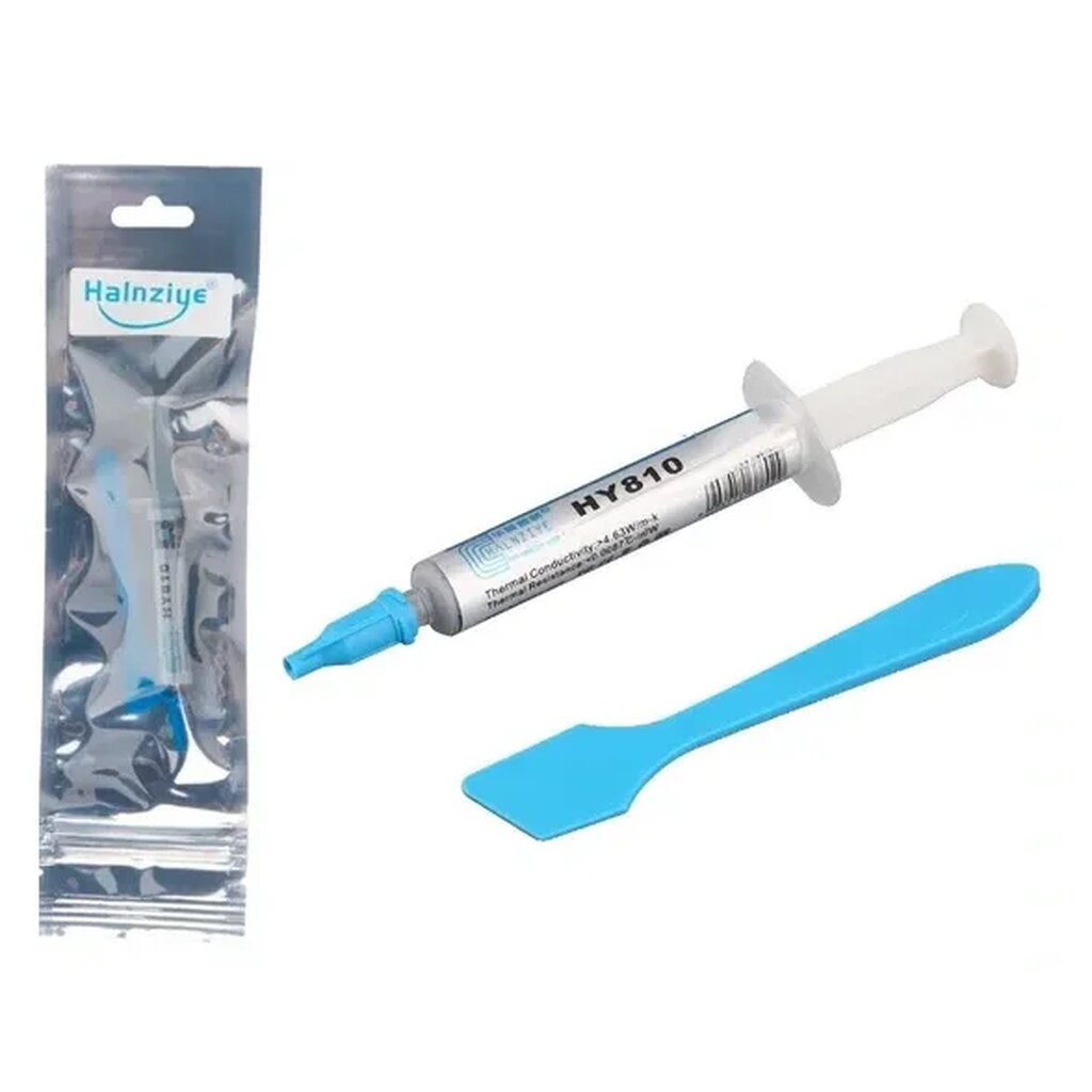 Halnziye HY810 Thermal Grease ซิลิโคนนำความร้อน พร้อมไม้ปาด | Shopee ...