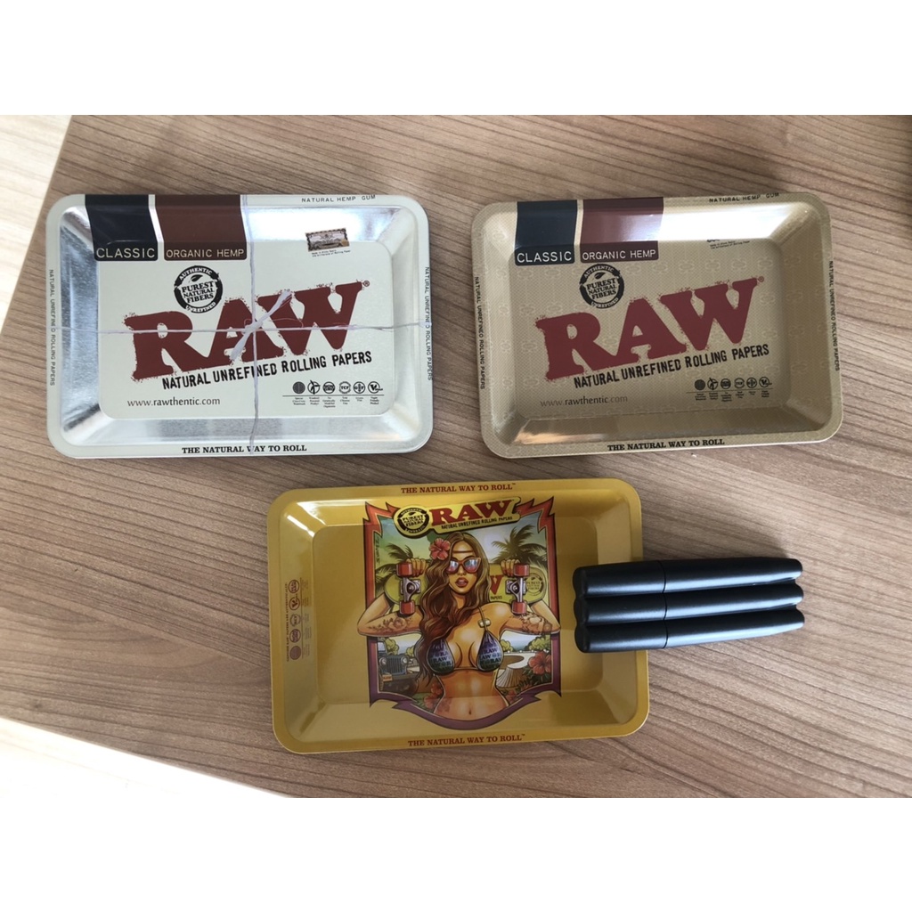 ถาดยำ Raw ,Raw ที่ใส่กระดาษโรล3ชิ้น สีดำ พกพาสะดวก | Shopee Thailand