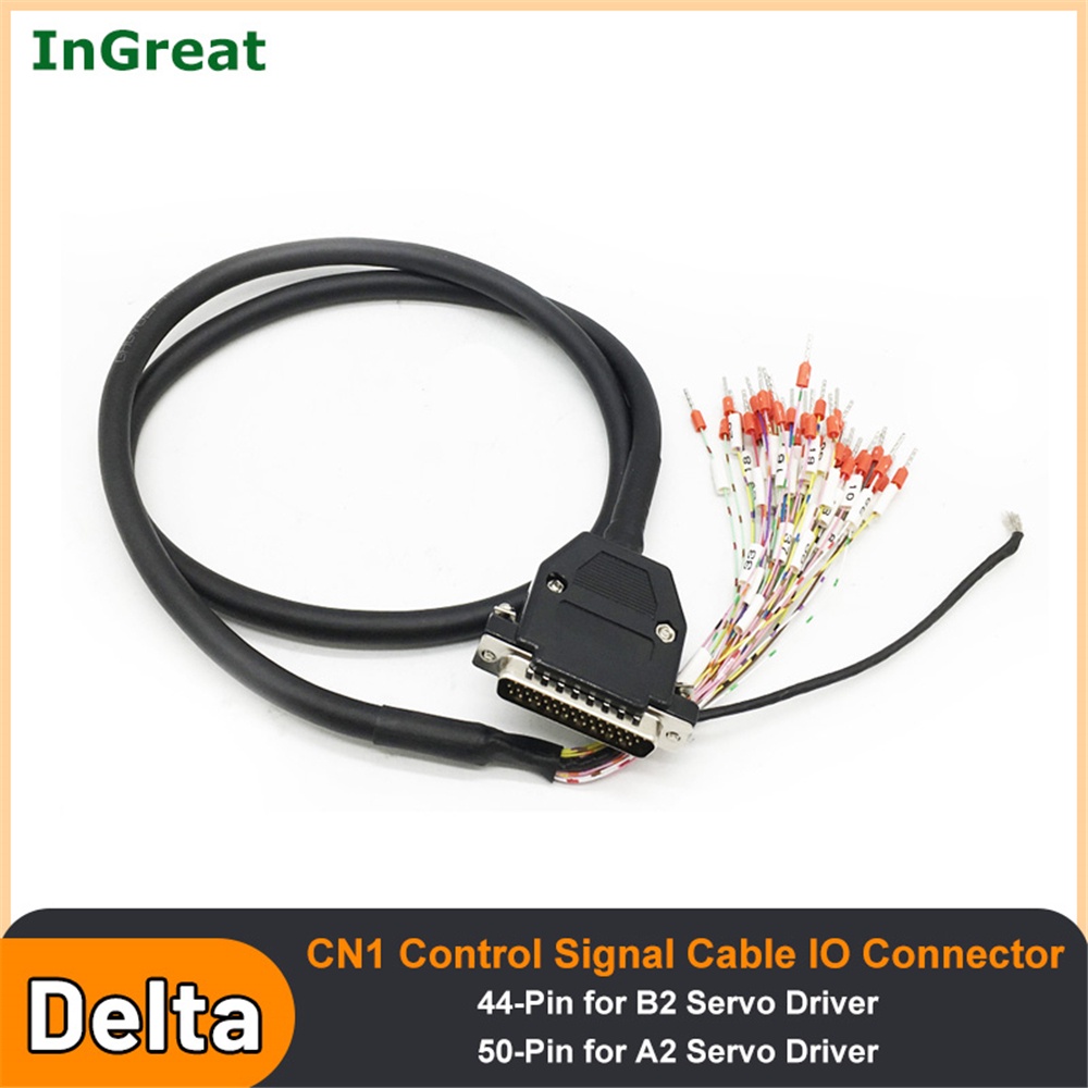 Delta A2/B2 series Servo Driver CN1 Control Signal Cable 44/50 Pin IO Connector ASDBCNDS0044 ...