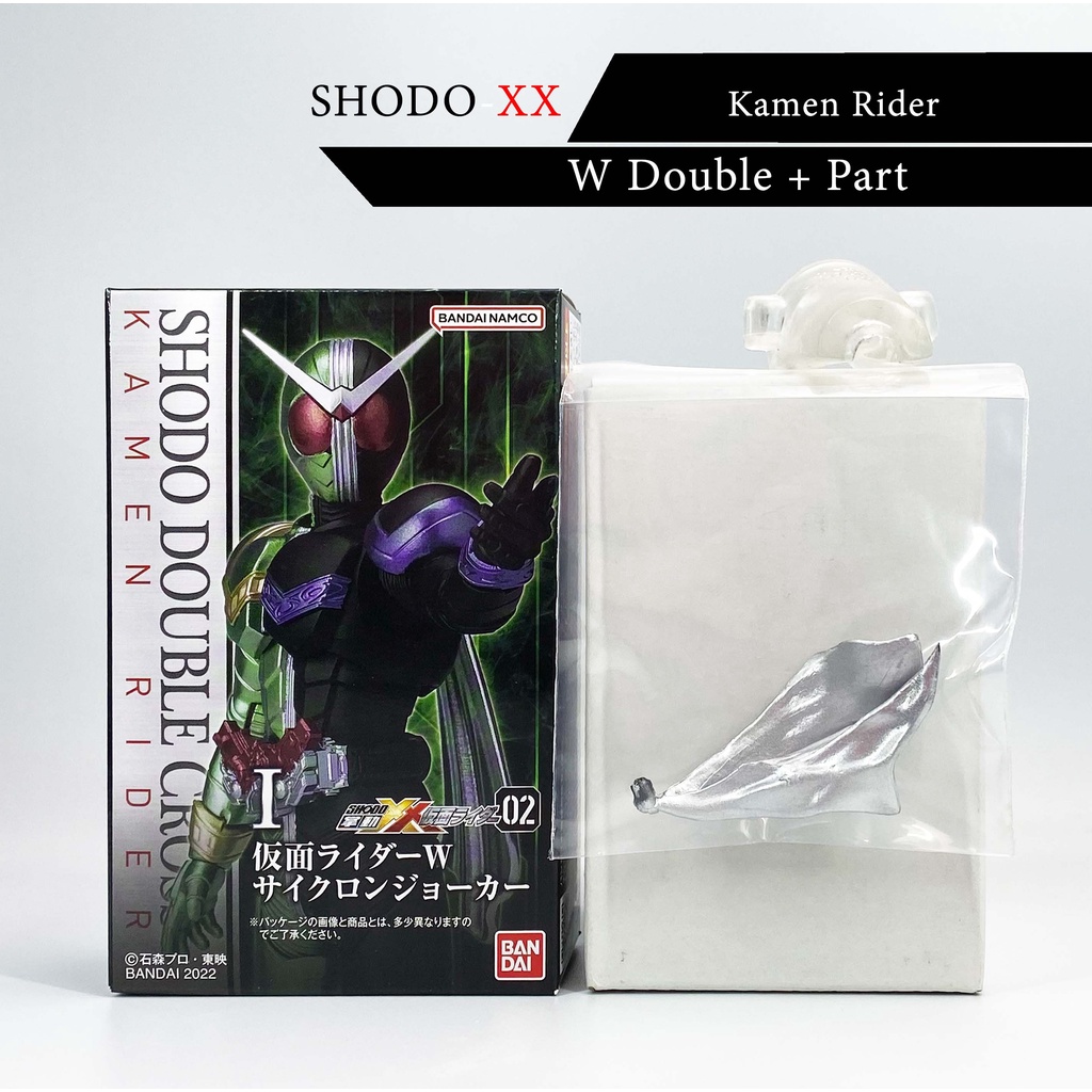 แยก Bandai Shodo XX 2 Kamen Rider ShodoXX Black W Double Accel Zero Two ...