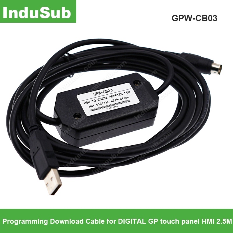 YY GPW-CB03 USB-GPW-CB03 USB-GPW-CB02 หน้าจอสัมผัสสายการเขียนโปรแกรม RS232 อินเทอร์เฟซ USB plc ...