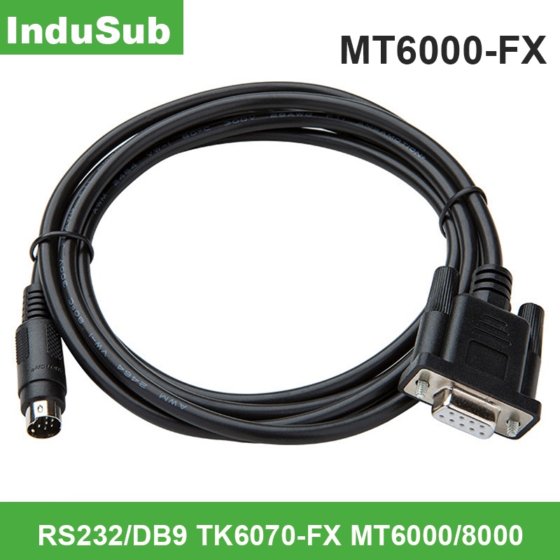 Sz MT6000-FX PLC HMI การเขียนโปรแกรมสายเมตร RS232/DB9 TK6070-FX MT6000 ...