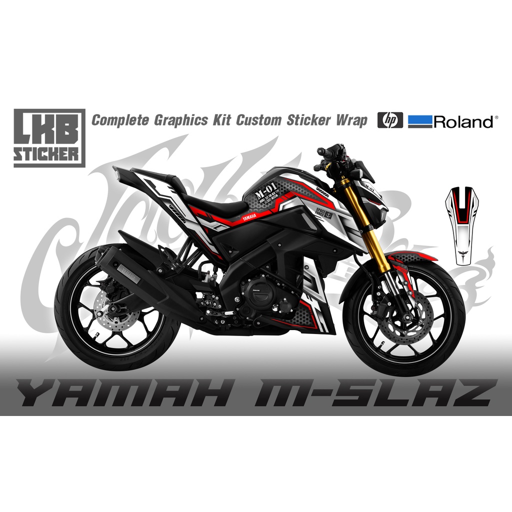 สติ๊กเกอร์แต่งลายรถ YAMAHA M-slaz ลาย Sport V.2 | Shopee Thailand