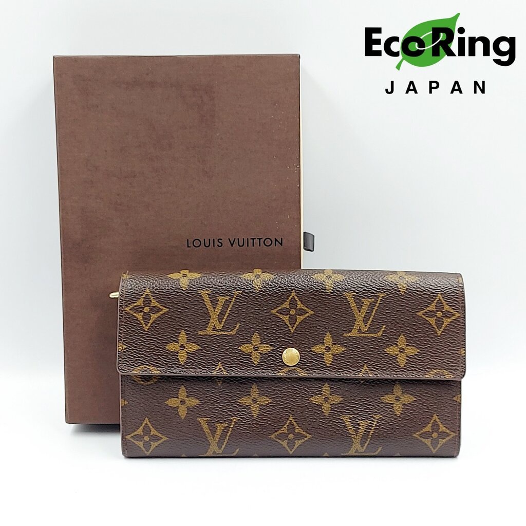 กระเป๋าสตางค์ใบยาว รุ่น Sarah Monogram แบรนด์ Louis Vuitton | Shopee ...