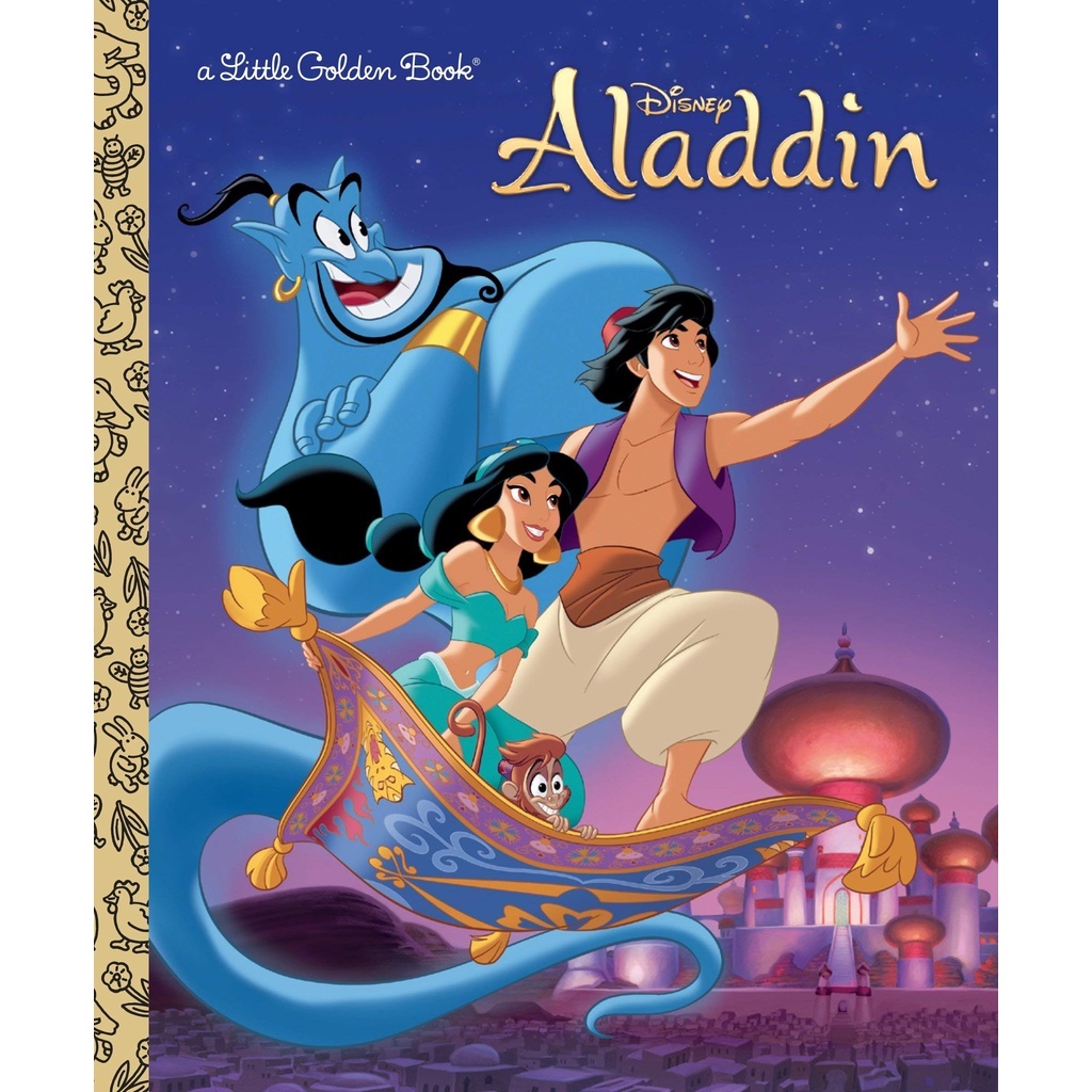 Aladdin (Disney Aladdin) Hardback Little Golden Book English | Shopee ...