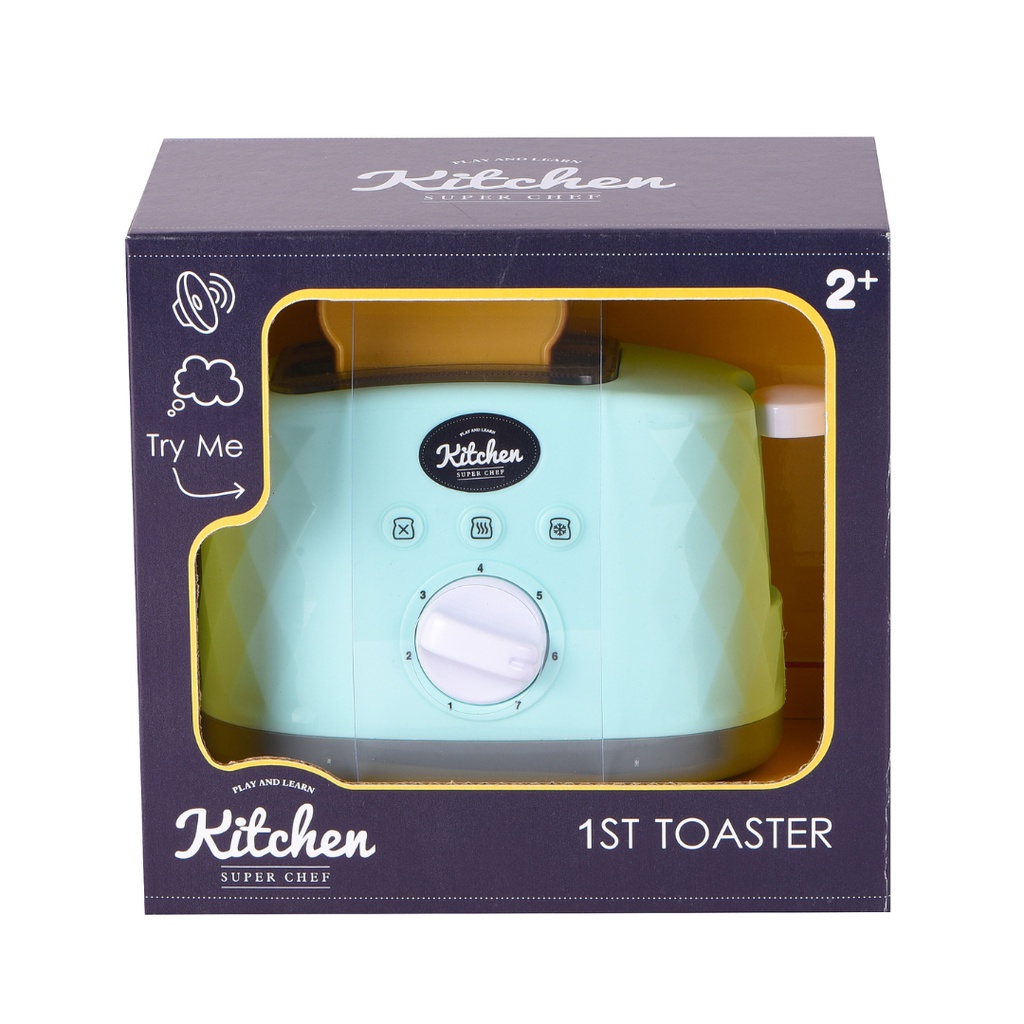 Wel-B x Infunbebe 1st Toaster (เครื่องปิ้งขนมปังของเล่นเด็ก) - ของเล่น ...