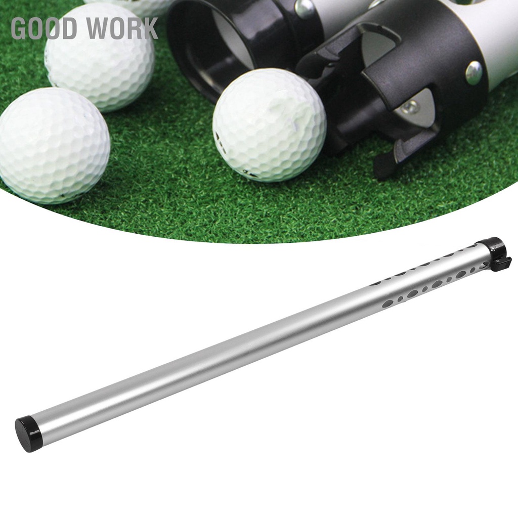 Good Work Golf Ball Retriever Tube Aluminium Alloy for 23PCS Balls Snap ...