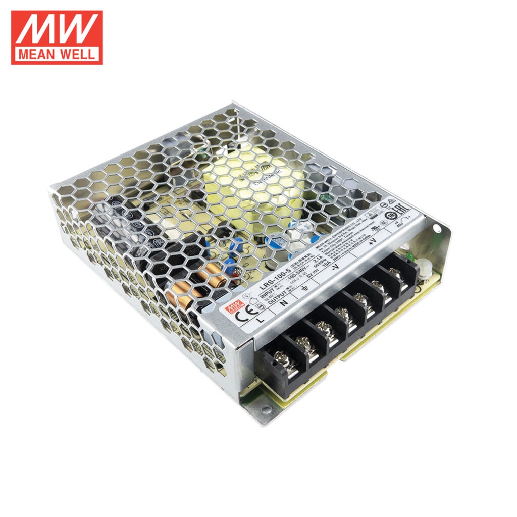 LRS-100-5 | MEAN WELL 5V 100W 18A Switching Power Supply | Shopee Thailand
