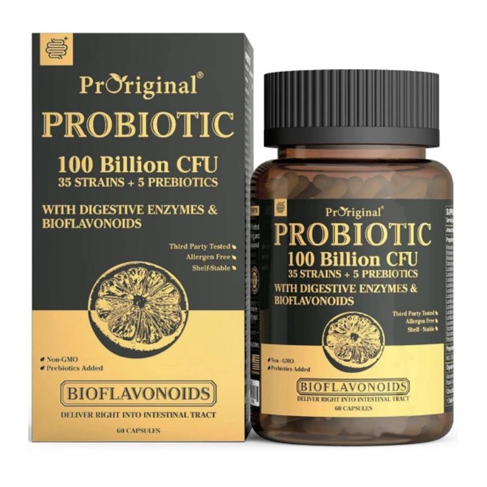Proriginal Probiotics 100 Billion CFU, 60 Capsules | Shopee Thailand