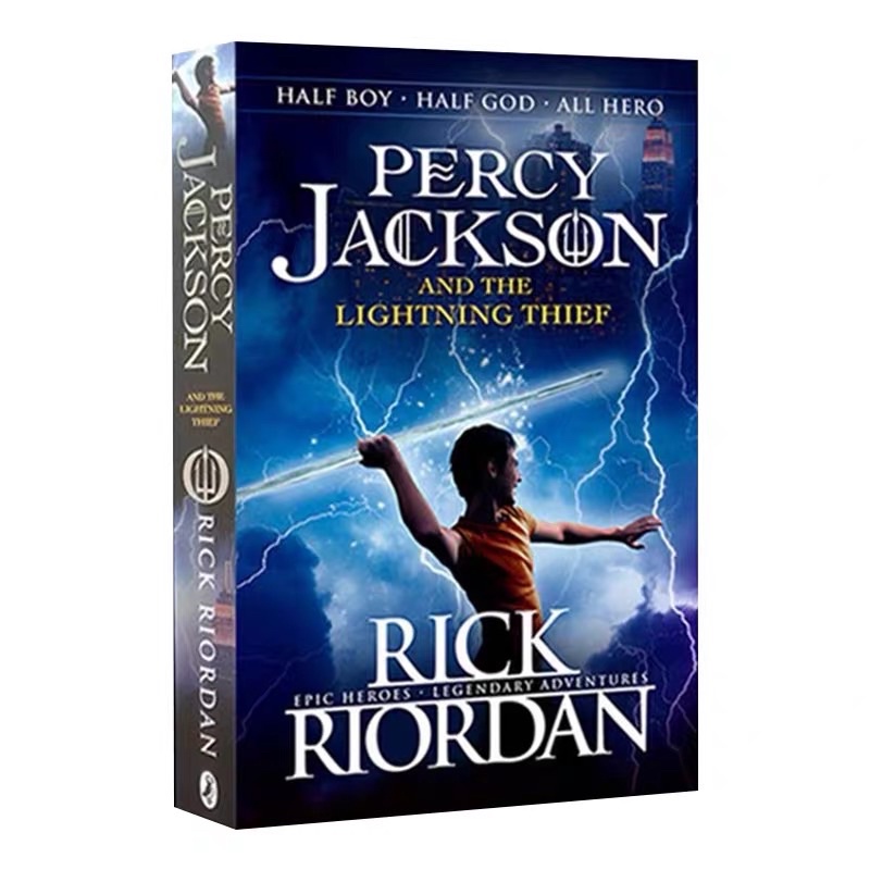 Percy Jackson The Lightning Thief 1-5 Books, By Rick Riorda | Shopee ...