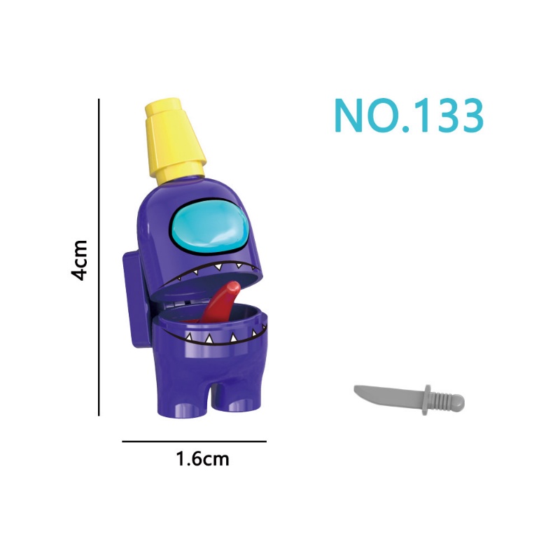 ฟิกเกอร์ Among Us Minifigures Shapeshifter Scientist Engineer Guardian ...