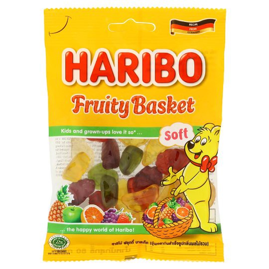 Haribo Starmix Peach Happy Grape Mango Cherry ฮาริโบ้ เยลลี่ผลไม้รวม ...