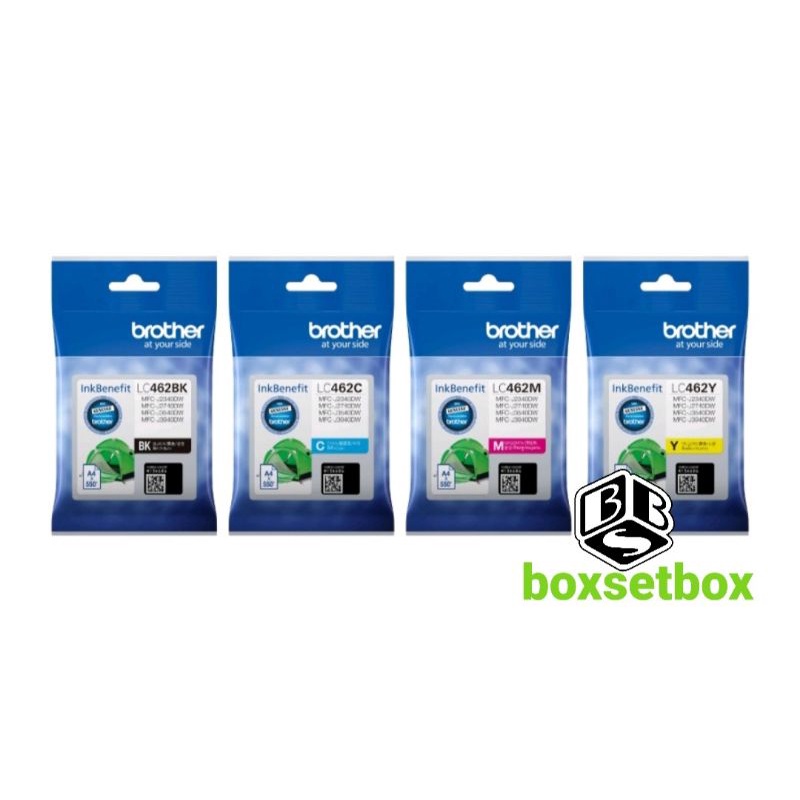 หมึก brother LC462BK C M Y ใช้กับ MFC-J2340DW MFC-J2740D MFC-J3540DW ...