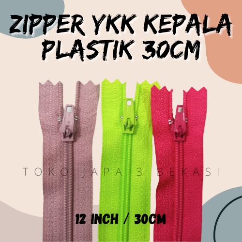 Minimal YKK ZIPPER PLASTIC HEAD 30 CM / YKK GOALKEEPER 30 CM / CLOTHES AND GAMIS ZIPPER (ช้อป ...