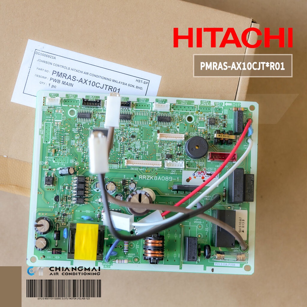 PMRAS-AX10CJT*R01 แผงวงจรแอร์ Hitachi แผงบอร์ดแอร์ฮิตาชิ บอร์ดคอยล์เย็น รุ่น RAS-AX10CJT ...