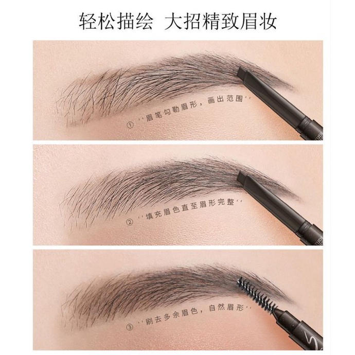 EDUTE ALICE ดินสอเขียนคิ้วกันน้ำ กันเหงื่อ สไตล์เกาหลี | Shopee Thailand