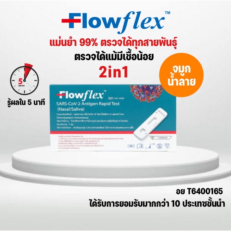 🚩ชุดตรวจโควิด ATK Flowflex 2in1 และ Nasal Swab ตรวจโอมิครอนได้ดีที่สุด ...