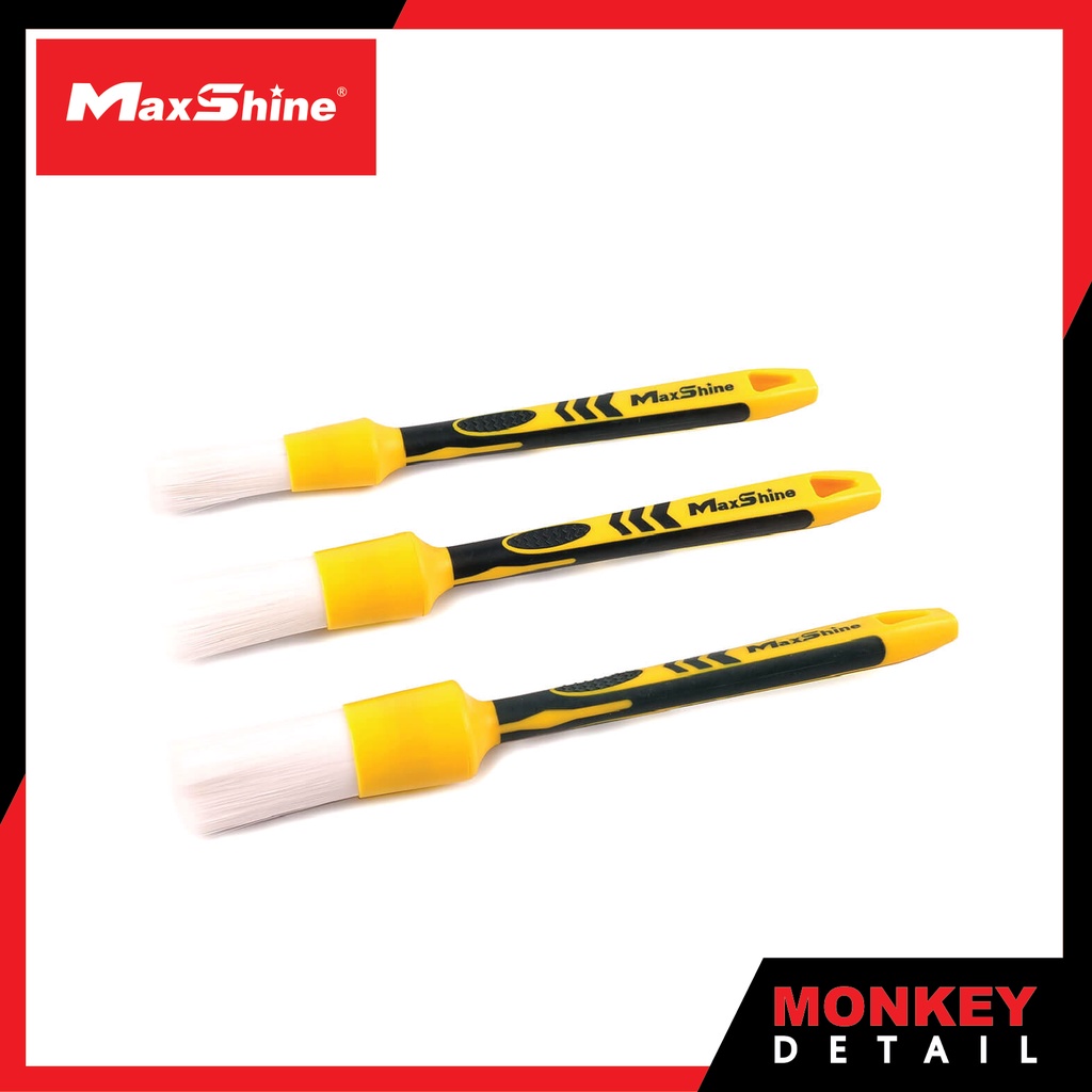 แปรงทำความสะอาดทั้งภายนอกและภายใน Maxshine Detailing Brushs - White ...