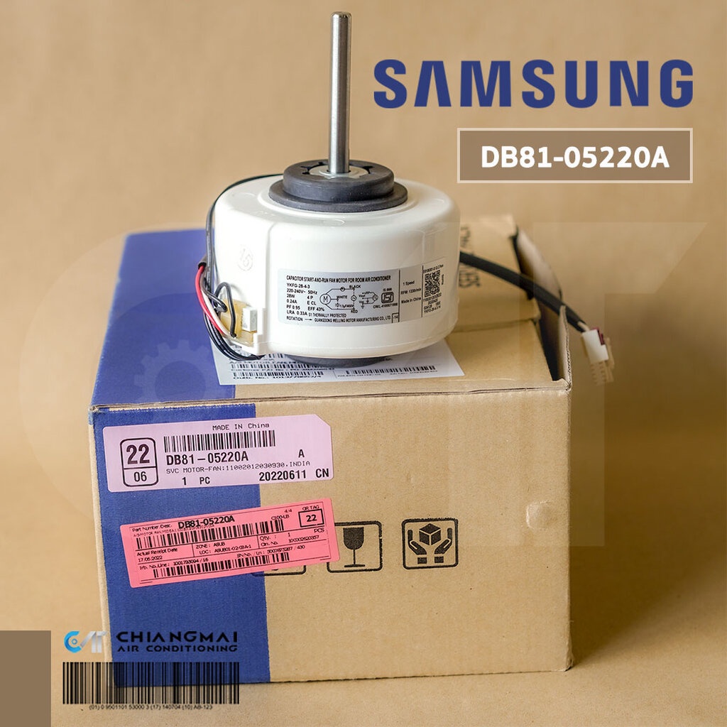 DB81-05220A มอเตอร์แอร์ Samsung มอเตอร์แอร์ซัมซุง มอเตอร์คอยล์เย็น YKFG ...
